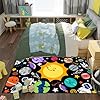 Amazon.com: kodhyvj Outer Space Rug - Cute Universe Planet Rug for Boys ...