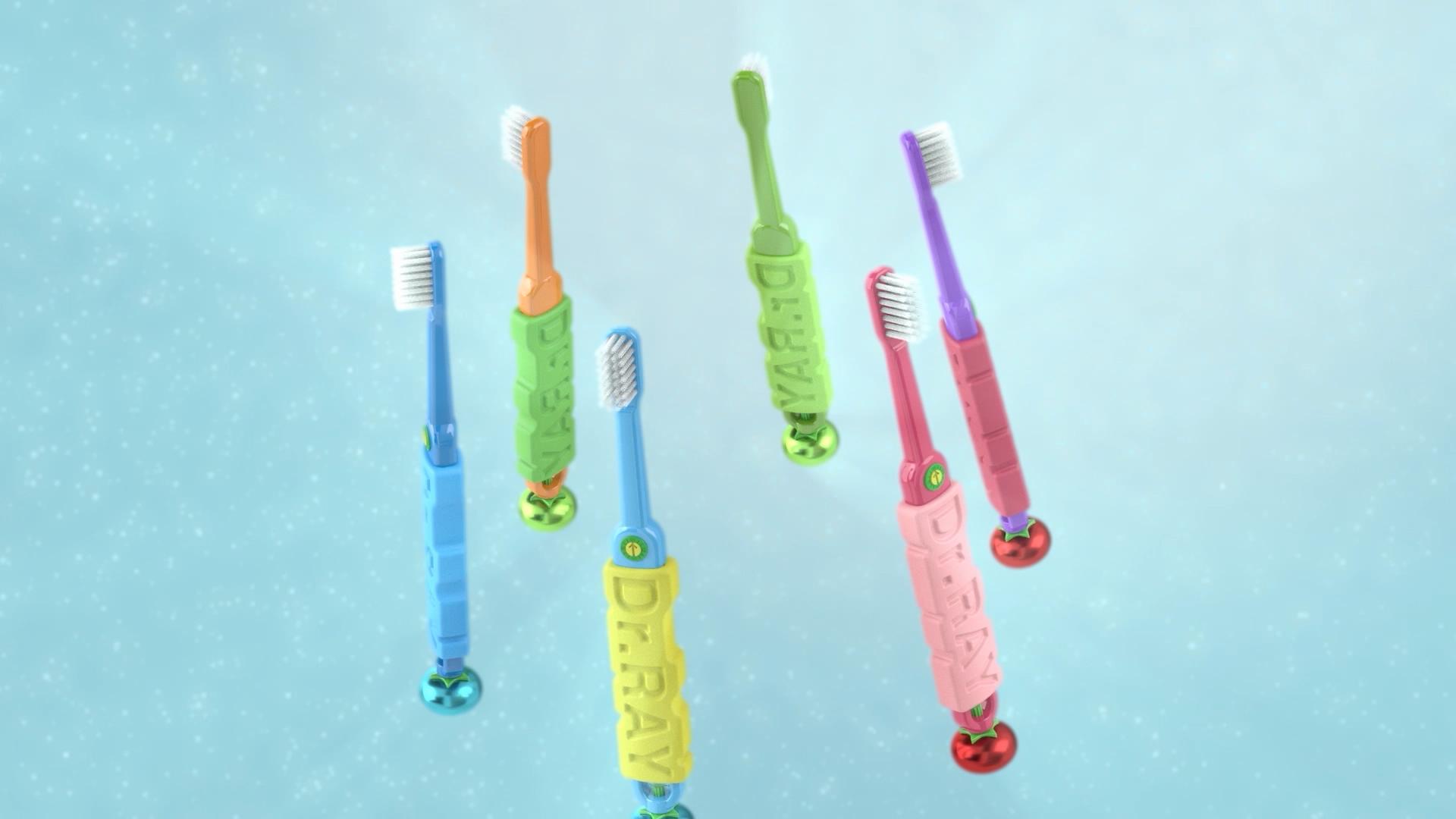 Watch Dr.RAY Magical Gyro Kids Toothbrush with Toothbrush Covers, Ages ...