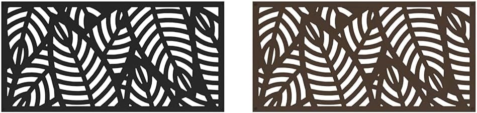 Amazon.com: BARRETTE OUTDOOR LIVING 2'x4' Black and Umber Sanibel ...