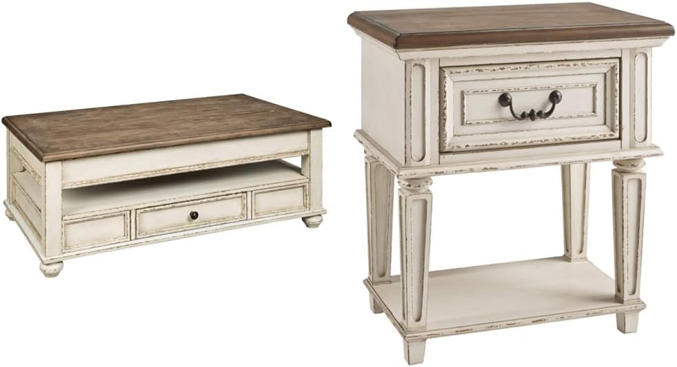 Amazon.com: Signature Design by Ashley Realyn Vintage Farmhouse ...