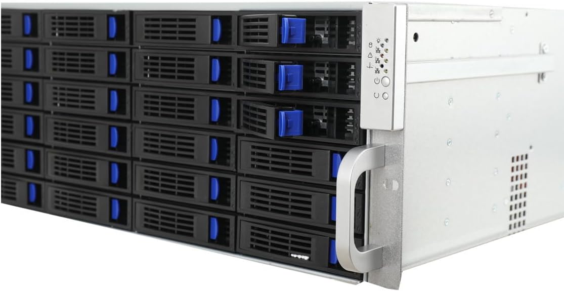 Amazon.com: Server Case 4U, 4U Server Chassis with 24 Hard-Drive, 4U ...