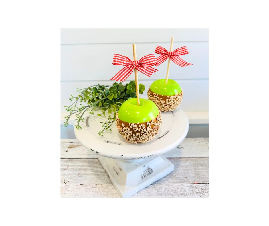 Amazon.com: Faux Caramel Apple Decor – Artificial Candy Apple for ...