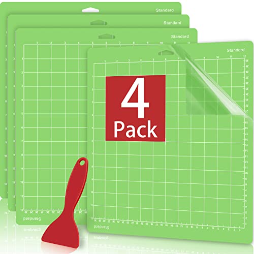 Snapklik.com : Colemoly 12x12 Cutting Mat 4 Pack Standard For Cricut ...