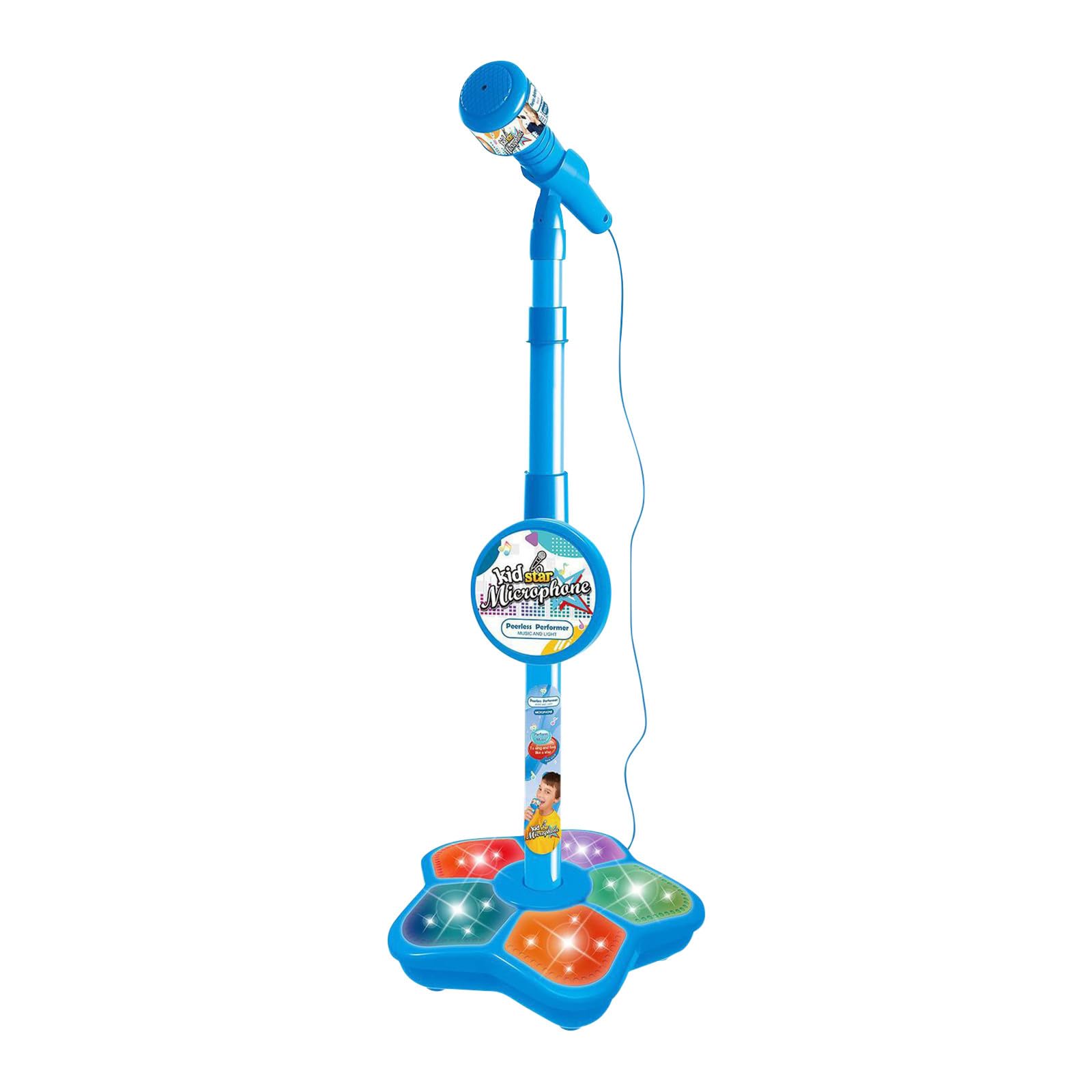 Amazon.com: Kids Microphone Adjustable Standing Microphone for Kids ...