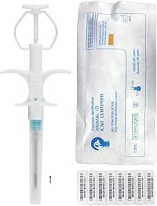 Amazon.com : 20Packs 1.4x8mm, TAEING Pet Microchips, 134.2khz Pet Cats ...