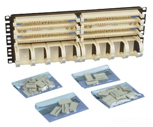 Panduit P110B1004R4WJY Rack Mount Panel Kit with Jumper Troughs ...