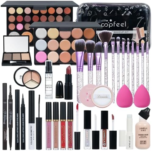 Amazon.com : All in One Multipurpose Makeup Kit for Women -Makeup Brush ...