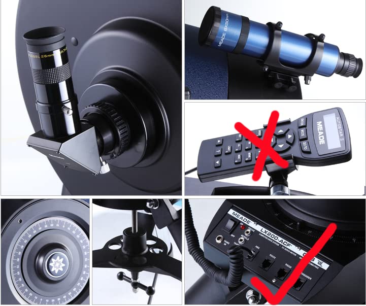 Washinglee 507 Control Cable for Meade LX200 LX600 Series Telescope ...