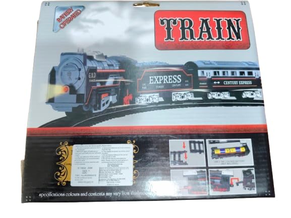 Buy Classic Express Electric Train Set,13-Piece Indian Toy Train Set ...