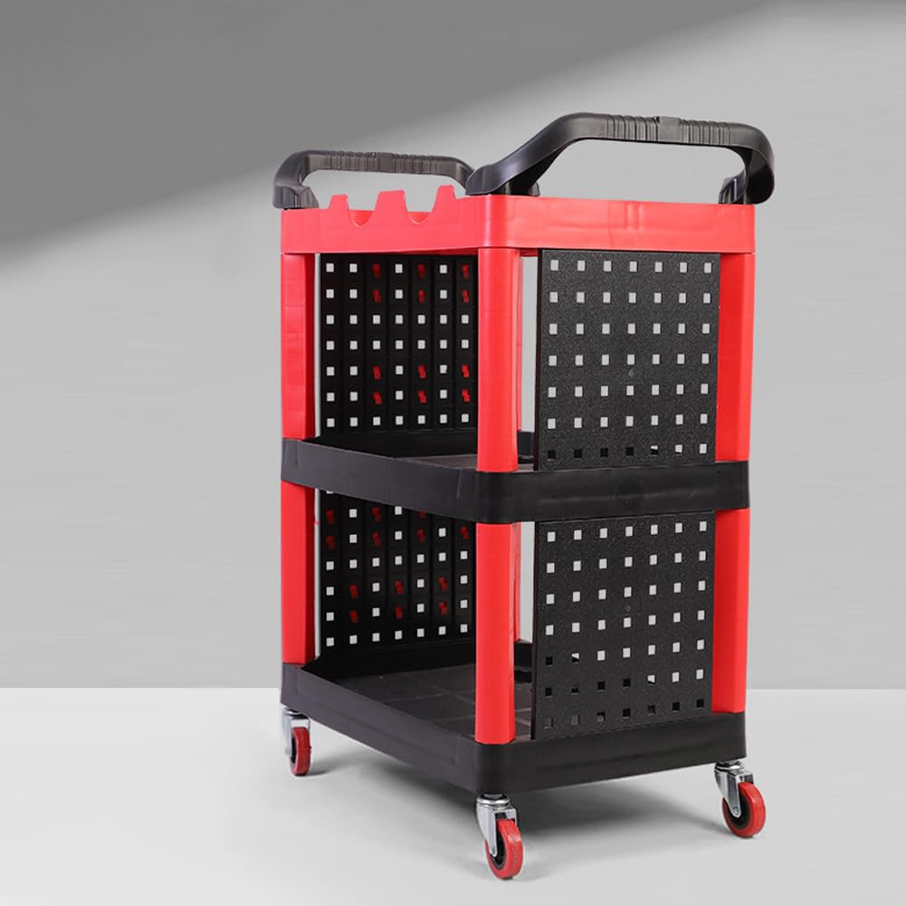 Buy Zertylre Rolling Utility Detailing Tool Cart, 3 Tier Car Wash ...