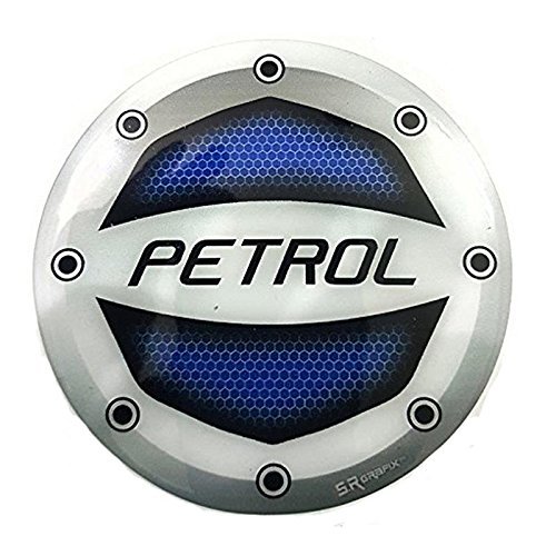 Ramanta Reflective Blue Petrol Inside Decal Car Fuel Cap Sticker for ...