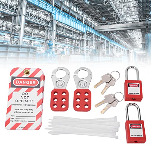 Pinsofy Lockout Tagout kit, high-strength impact-resistant electric ...