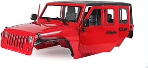 Amazon.com: 1/10 RC Car Hard Body Shell Kit, Jeep Body Shell, Open Car ...