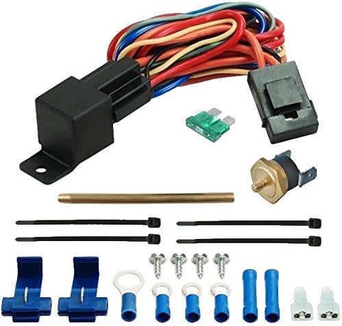 Amazon.com: American Volt Electric Fan Radiator Fin Push-in Probe ...