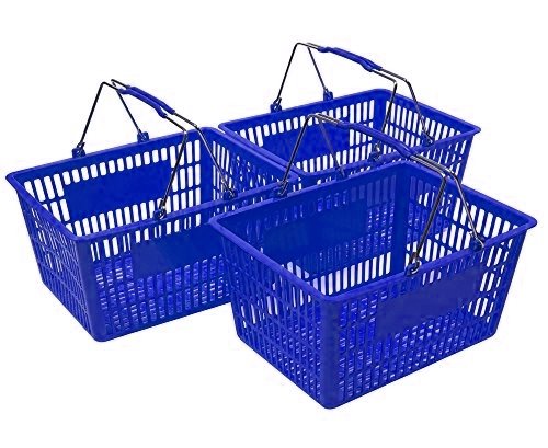 Amazon.com: Blue Shopping Baskets (Set of 3) : Industrial & Scientific