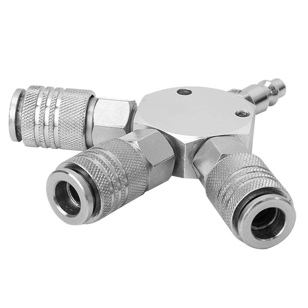 Buy Manifold Quick Coupler, 3 Ways Air Hose Manifold Quick Coupler ...