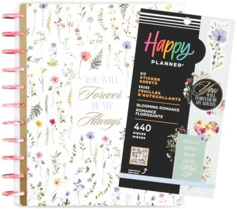 Amazon.com : Happy Planner Big-Sized Disc-Bound 12-Month Undated Wedding Planner with 30-Sheet ...