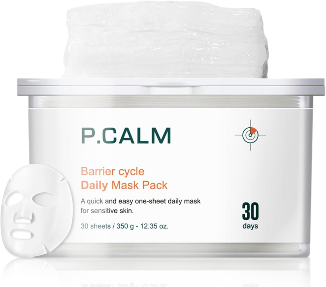 Amazon.com : P.CALM Barrier Cycle Daily Sheet Mask – 30-Day Sheets with ...