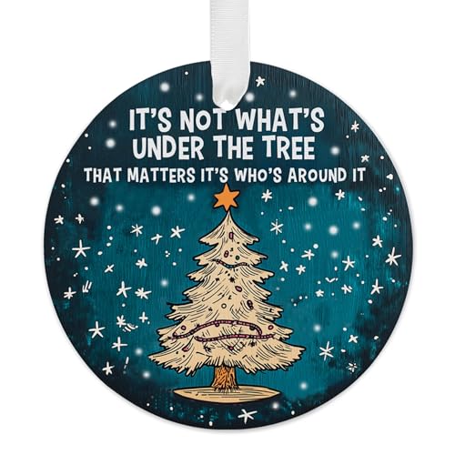 Amazon.com: It's Not What's Under The Tree That Matters Ornament ...