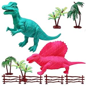 Buy FunBlast Dinosaur Toy Set of 2 Pcs, Dinosaurs Animals Figures Toys Set for Kids, Boys ...