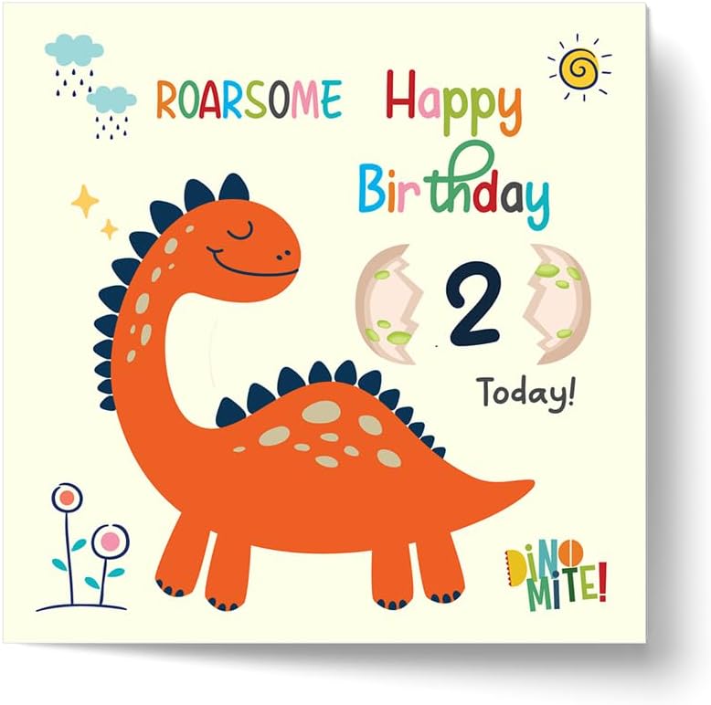 Twizler 2nd Birthday Card For Boy with Pirate and Parrot - Two Year Old ...