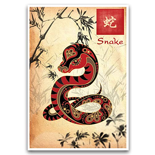 Chinese Snake Illustration