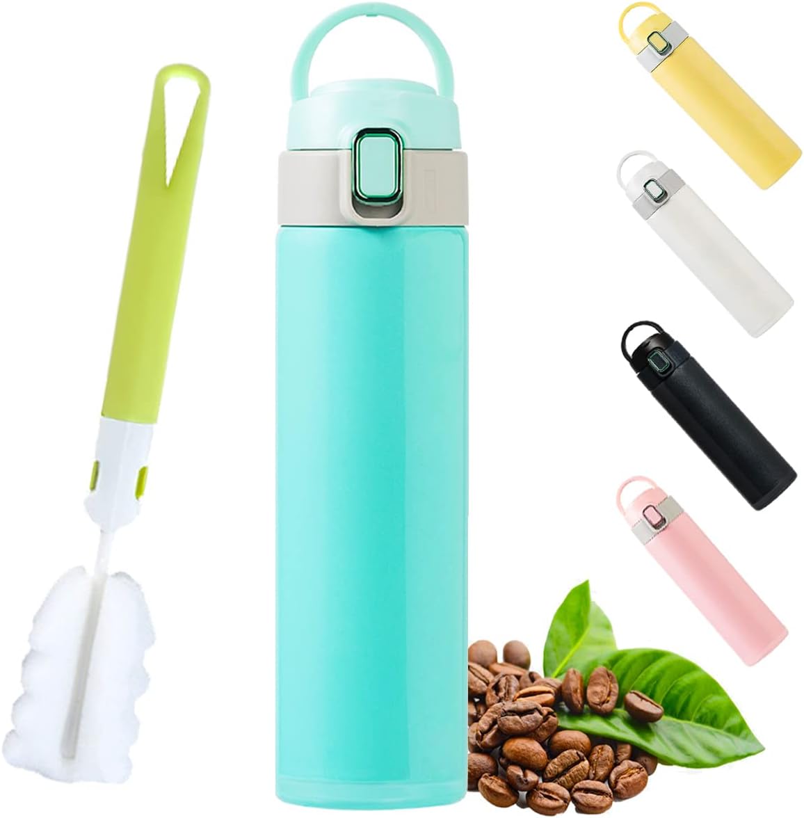 NISVDID Coffee Thermal Flask 480ML, Vacuum Flasks for Hot and Cold ...