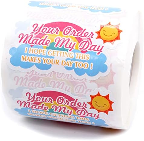 Amazon.com : Cute Order Thank You Stickers,Funny Your Order Made My Day ...