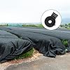 Amazon.com : Shade Cloth Clips Round Plastic Black Clips Greenhouse ...