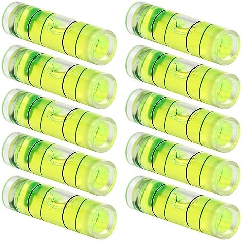 XoeLLe Mini Bubble Level, 10Pcs Small Spirit Level Square Mini Round ...