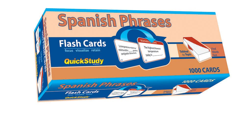 Amazon | Spanish Phrases (Quick Study) | Barcharts, Inc. | Words & Language