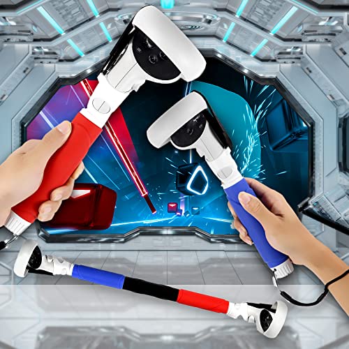 VR Games Handle Accessories for Oculus Quest 2,2 in 1 Upgraded ...