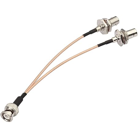 Amazon.com: BNC Y Splitter - 2 Output BNC, SDI, HD-SDI, CCTV Splitter - 1 Male Port to 2 Female ...