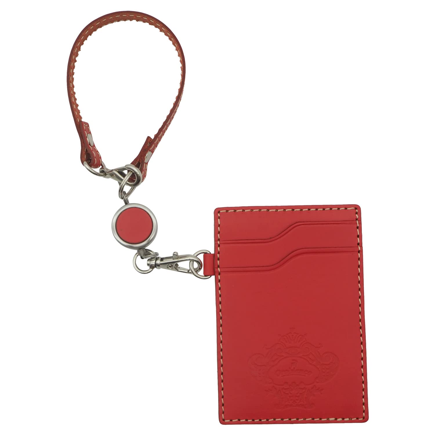 Amazon.co.jp: オロビアンコ リール付きパスケース レッド OROBIANCO