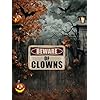 Amazon.com: Halloween Clown Decorations Creepy Stuff Scary Decor For ...
