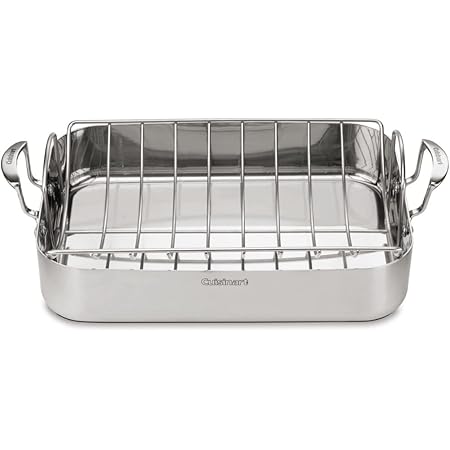 Amazon.com: Calphalon Contemporary 16-Inch Stainless Steel Roasting Pan ...