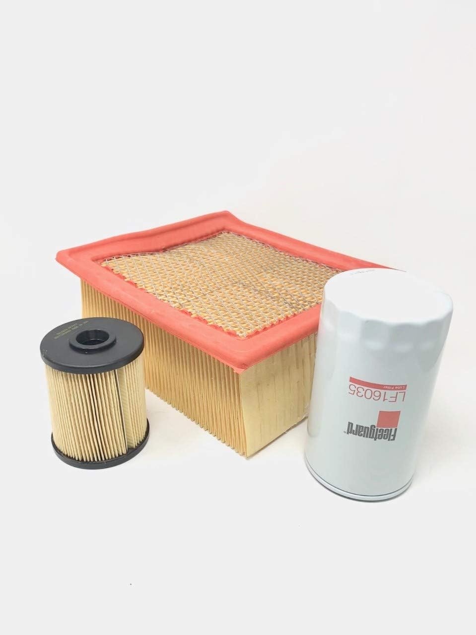 Amazon.com: Set Fuel Filter Baldwin PF7977 & Lube Filter Fleetguard ...