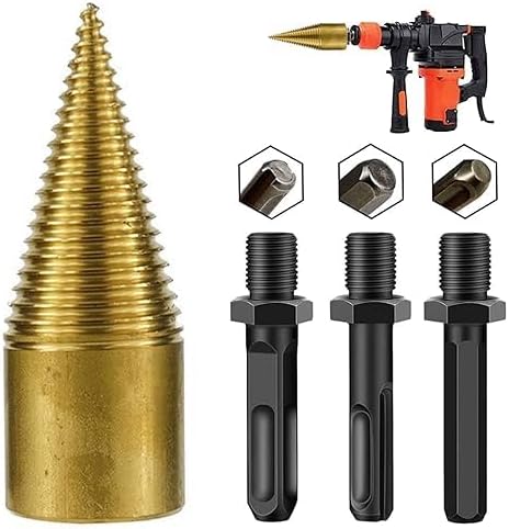 Amazon.com: Firewood Log Splitter, Easy Log Splitting Drill Bits Heavy ...