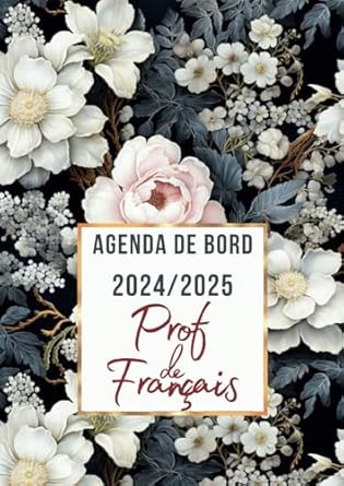 Amazon.com: Agenda de Bord 2024/2025 Prof de Français: Carnet de Bord ...