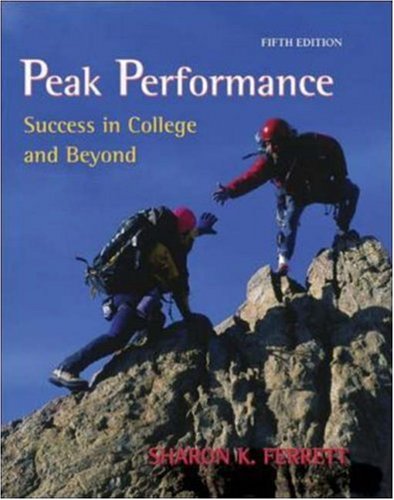 Peak Performance: Success in College and Beyond with online access card ...