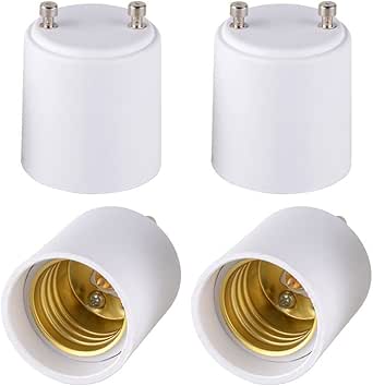 Onite GU24 to E27 E26 Adapter for LED Bulb, GU24 to Medium Base ...