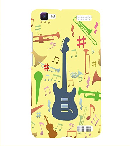 HiFi Designer Phone Back Case Cover Vivo V1 Max (DJ Music Musical ...