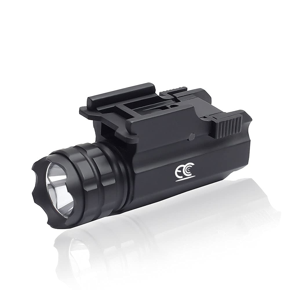 Amazon.com: MCCC 500 Lumens LED Rail Mount Tactical Gun Flashlight ...