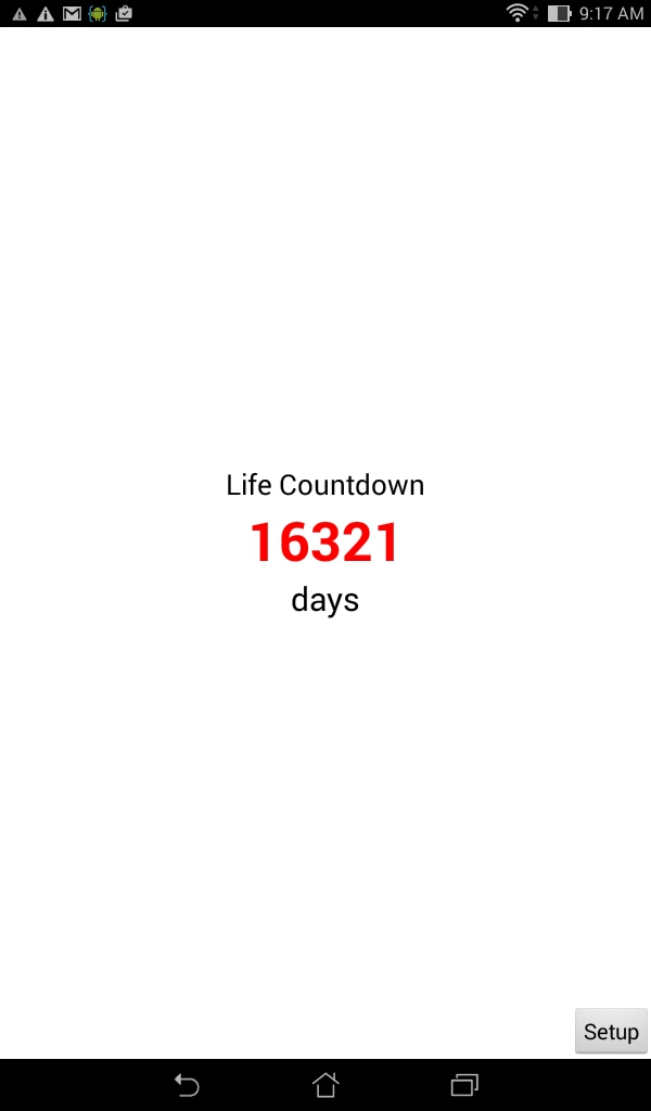 Life countdown - App on Amazon Appstore