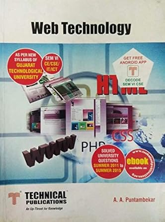 Buy Web Technology Book Online at Low Prices in India | Web Technology ...