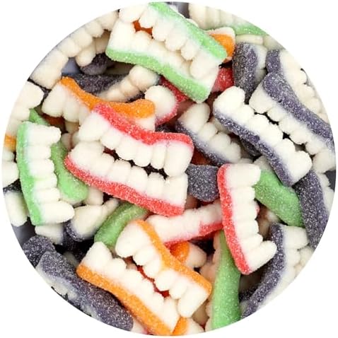 Amazon.com : Gummi Fangs Candy, 1 Pound Bulk Halloween Candy Bag ...