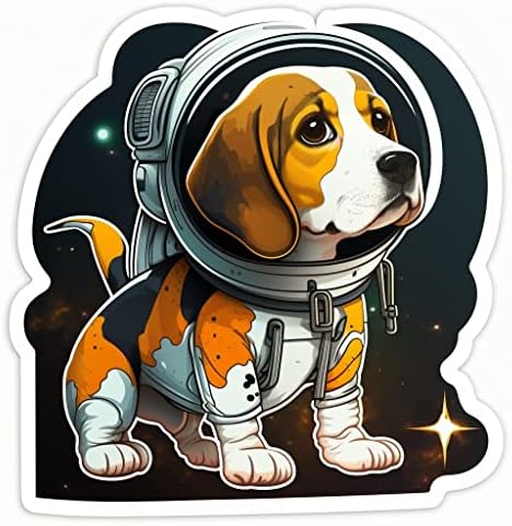 Amazon.com - Yoonek Graphics Cute and Adorable Beagle Wearing a Space ...