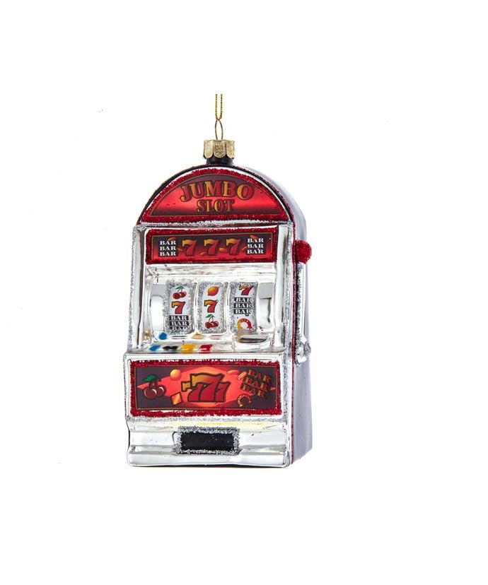 Amazon.com: Noble Gems™ Glass Slot Machine Ornament : Home & Kitchen
