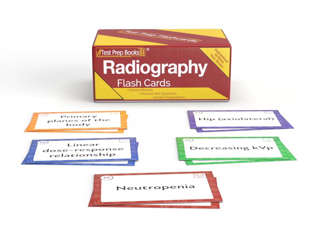 Snapklik.com : Radiography Exam Study Cards: Review Prep And Practice ...