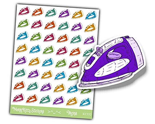 Amazon.com: Multi-colored Iron Stickers – Ironing Stickers – Laundry ...